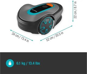 Robotická sekačka Gardena SILENO minimo 250 m²