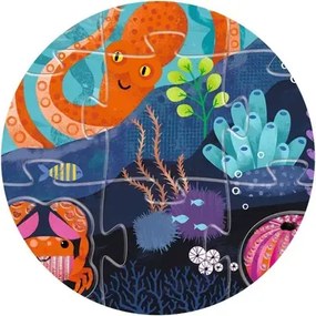 DJECO Puzzle Tactilo sea / 24+8 dílků / od 3 let