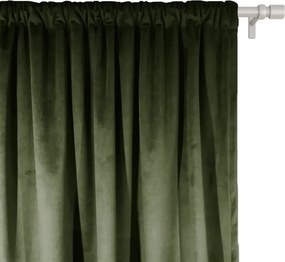 Závěs do dětského pokoje VELVET Zvolte barvu: Lahvově zelená, Zvolte rozměr: 140 x 280 cm (šířka x výška)