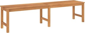 Zahradní lavice 180 cm masivní teakové dřevo 316633