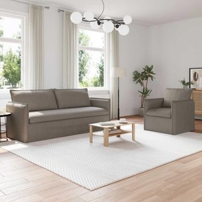 Set pohovek 2 ks Taupe Textil 3407615