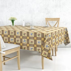 Ubrus PVC DC-680-hnědý, Role 140cm x 20m