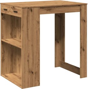 Barový stůl dub artisan 102 x 70 x 103,5 cm kompozitní dřevo 3309329
