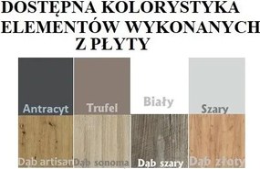 ADRK Furniture Postel dvojitá s bariérou TIARRO 200x90 CH-Tia-PINEN+W-206-E1400