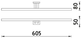 Nimco Držák na ručníky dvojitý KEIRA - KE 22060D-26