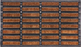Vonkajšie čistiaci rohožka Mix Mats Brushes 105647 Black Cocos – na von aj na doma, 40x60, hnedá, exteriér, Hanse Home