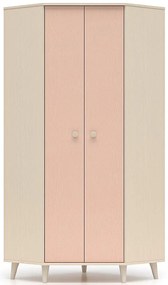 Skříň Mevel 01 pouštní písek/millenial pink