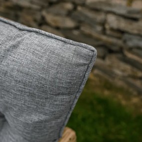 Zahradní ratanový set, přírodní/světle šedá, RANDI