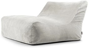 Krémový manšestrový sedací vak Sofa Lounge – SLOWDOWN