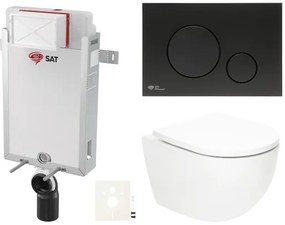 Závěsný wc set k zazdění SAT Fusion SIKOSZTORFU68