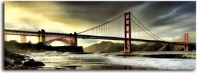 Obraz na plátně Panorama Most Golden Gate 100x50