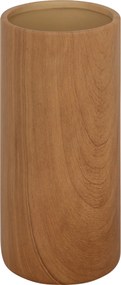 Keramická váza SAO, efekt dřeva, 20 cm