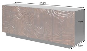 Massive home | Luxusní 3D komoda Fluid z akáciového masivu 175cm