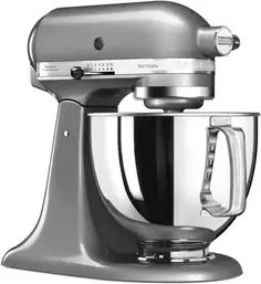 KitchenAid 5KSM125ECU stříbrná / Kuchyňský robot / 300W / 4,8L / 10 ry