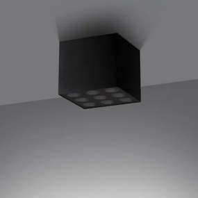 Stropní LED svítidlo SOLLUX OZZY černé 16W SL.1211