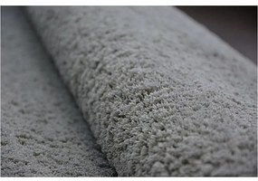 Luxusní kusový koberec Shaggy Azra šedý 80x150cm