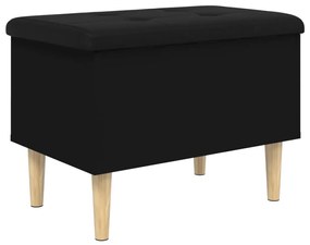 Úložná lavice černá 62 x 42 x 46 cm kompozitní dřevo
