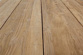 BIZZOTTO Zahradní jídelní stůl RAMSEY 240x100cm černé nohy 0804457