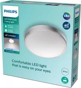 Philips Doris CL257 nikl / Koupelnové stropní svítidlo / LED / 17W / 1