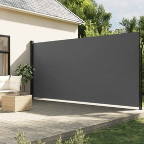 vidaXL Zatahovací boční markýza 220 x 500 cm [42035505] Barva: antracitová