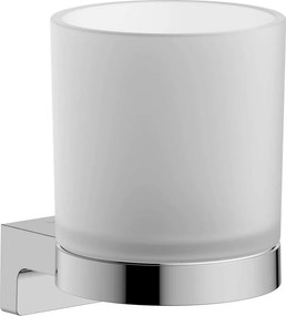 Hansgrohe AddStoris S - Držák kartáčků a pasty, matné sklo/chrom 41769000