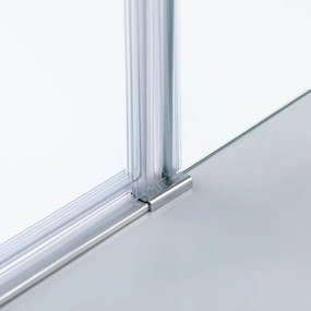 BPS-koupelny Čtvercový sprchový kout HYD-SK1390B 90x90 chrom/transparent - bez vaničky