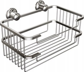Obdélníkový sprchový koš (Chrom)