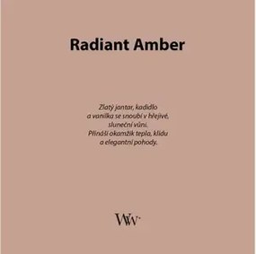 WoodWick Radiant Amber svíčka velká