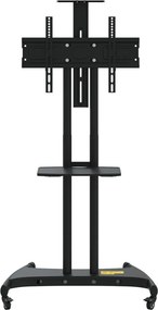 vidaXL TV stojan na kolečkách 32"–70" Max VESA 600 x 400 mm 60 kg [379578]