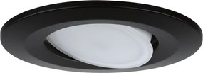 P 93096 HomeSpa LED vestavné svítidlo Calla 3ks sada výklopné IP65 90mm 30° 3x5W 230V CCT černá mat - PAULMANN