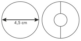 Linecké kolečko DELÍCIA ø 4,5 cm