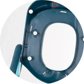 CHIPOLINO Záchodové prkénko se žebříkem Flippy Blue