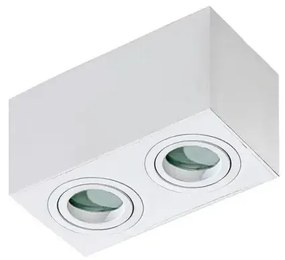 Moderní bodové svítidlo Brant 2 SQ IP44 bílé