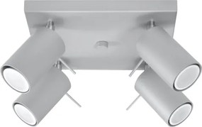 Stropní bodové svítidlo SOLLUX Ring 4 GU10 4x40W bez zdroje SL.0452 šedá