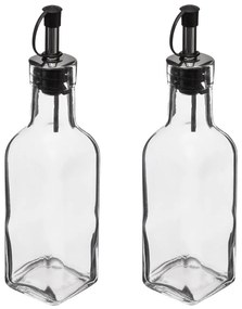 Skleněná láhev na olej/ocet Twin 160 ml sada 2ks