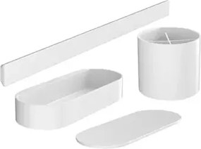 Hansgrohe WallStoris - Set koupelnových doplňků matná bílá