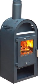 ACCENTE Krbová kamna Magna 3.0, 7 kW, černá, 127 x 48 x 35,5 cm