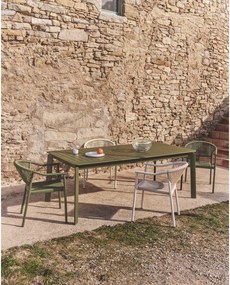 Kovový zahradní jídelní stůl 100x205 cm Brela – Kave Home