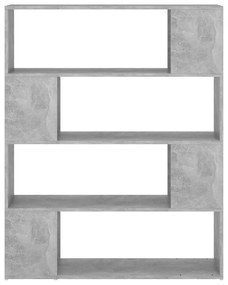 Petromila Knihovna / dělicí stěna betonově šedá 100 x 24 x 124 cm