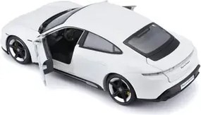 Bburago Porsche Taycan Turbo S bílá 1:24 / od 3 let