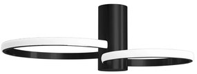 Toolight Toolight, LED stropní svítidlo 22W APP1401-CW, černá, OSW-00959