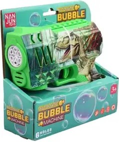 Bublifuk pistole Dinosaurus 16 cm / Hračka na bubliny / plast / 4x AA
