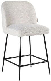 OnaDnes -20% Bílá látková barová židle Richmond Pullitzer 69 cm