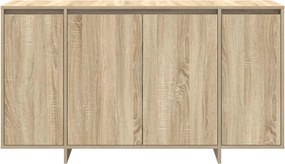 Servírovací skříň Sonoma dub 135 x 41 x 75 cm Kompozitní dřevo 3333888