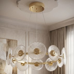 Toolight Rea, ZÁVĚSNÁ STROPNÍ SWE071-CP 60cm GOLD, OSW-30200