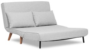 Designová rozkládací pohovka Felicitas 120 cm šedá
