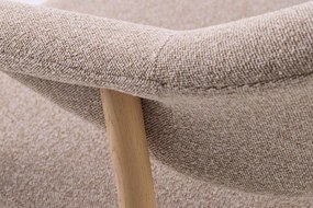 Designová jídelní židle Jacqueline bílý dub