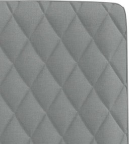 Jídelní židle 6 ks světle šedé textil 3315491