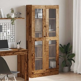 Skříň old wood 82,5 x 30,5 x 185 cm kompozitní dřevo 3318720