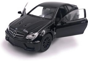 008805 Kovový model auta - Nex 1:34 - Mercedes-Benz C 63 AMG Coupe Black Series Černá